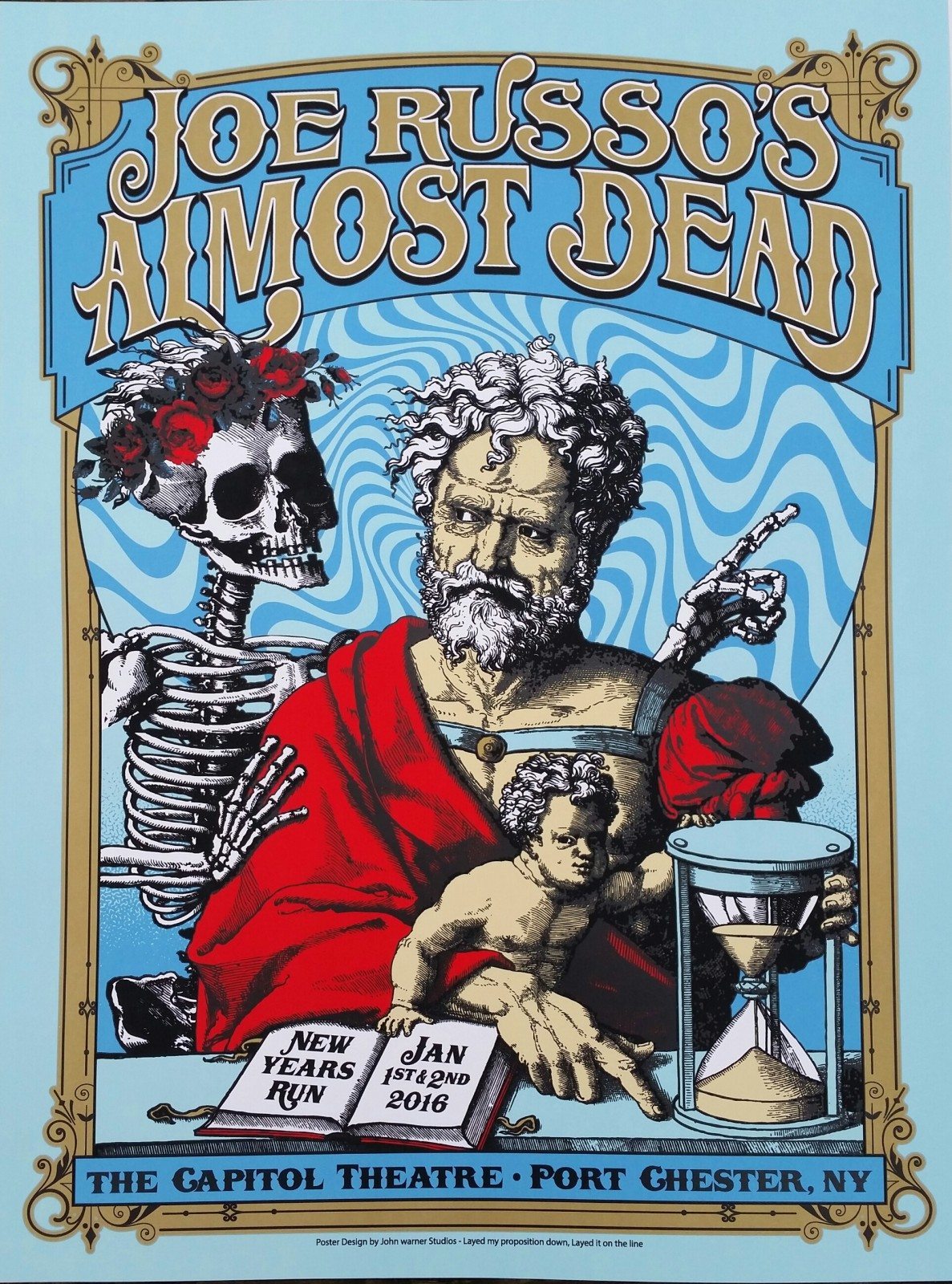 Joe Russo's Almost Dead - Capitol Theatre New Year's Day 2016 Poster ...