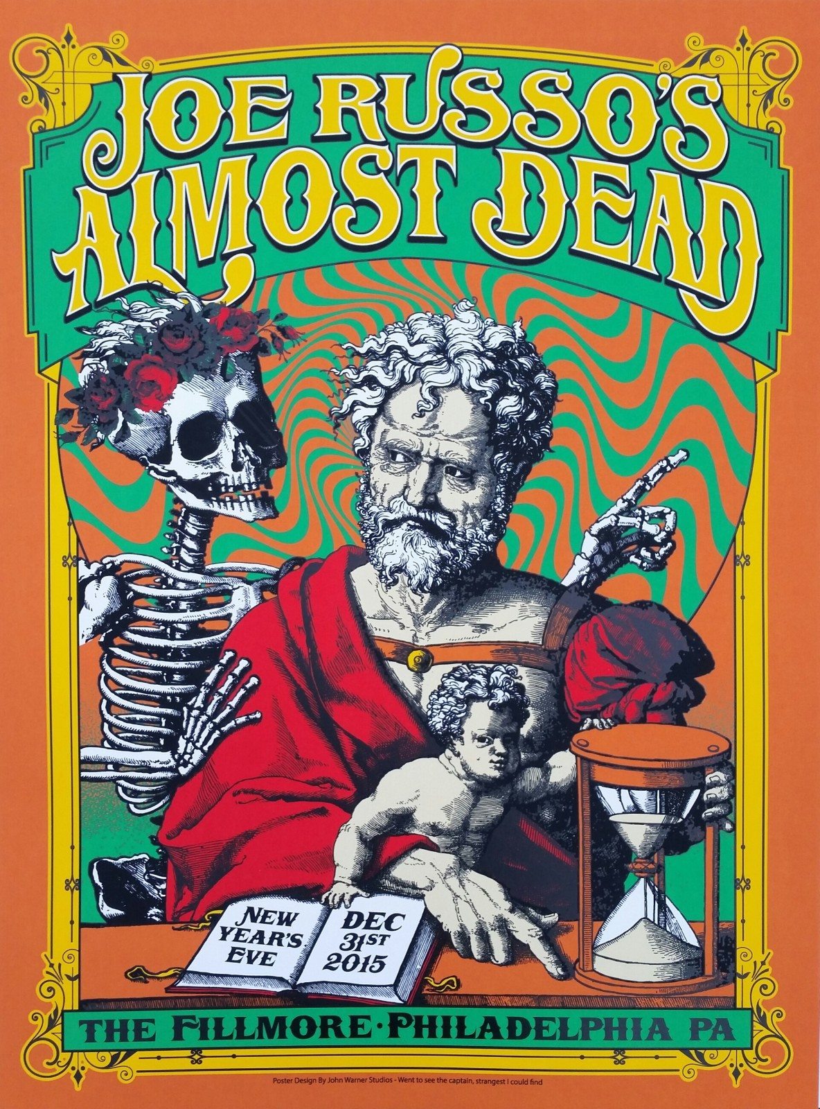 Joe Russo's Almost Dead NYE 2015 Poster - JRAD New Year's Eve ...